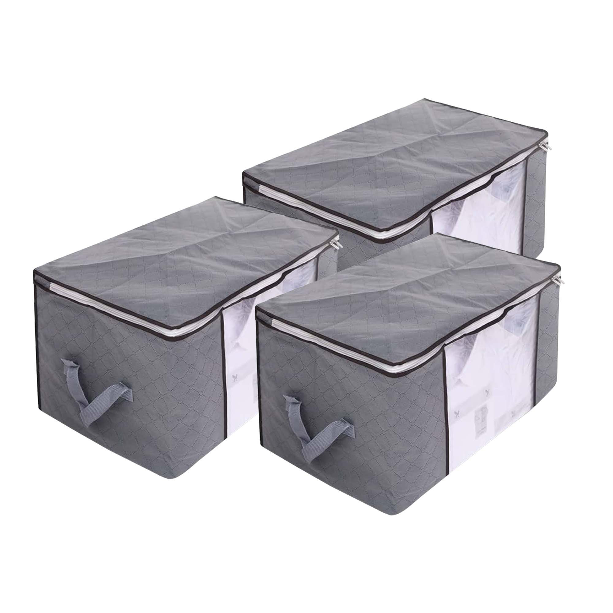 Latitude Run® 6 Pack Fabric Clothes Storage Bags – Foldable, Thick ...