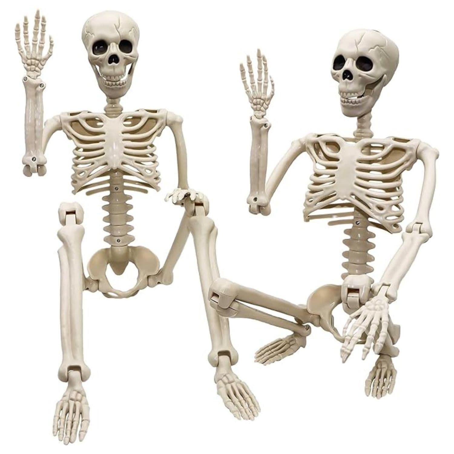 The Holiday Aisle® 2 Pack 3ft Skeleton with Posable Joints. | Wayfair