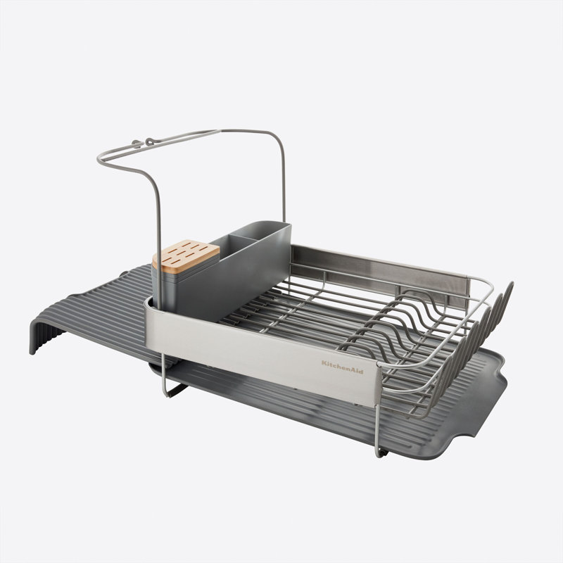 KitchenAid® Full Size Expandable Dish-Drying Rack & Reviews | Wayfair