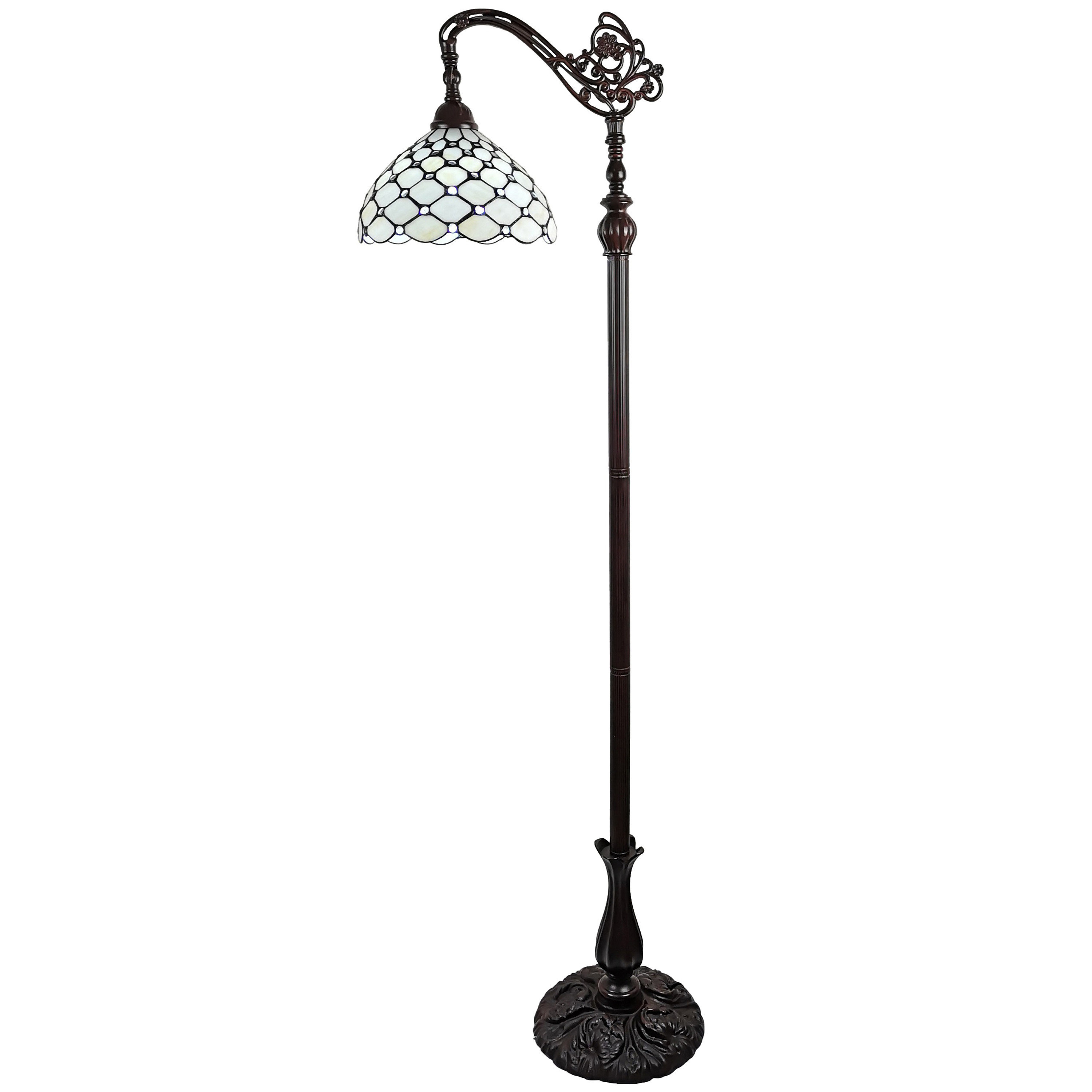 Fleur De Lis Living Moses 62" Arched Floor Lamp | Wayfair
