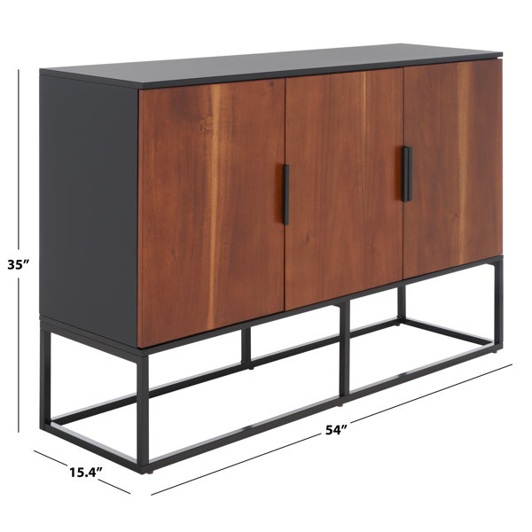 Ebern Designs Kailyn 3 Door 2 Shelf Sideboard & Reviews | Wayfair