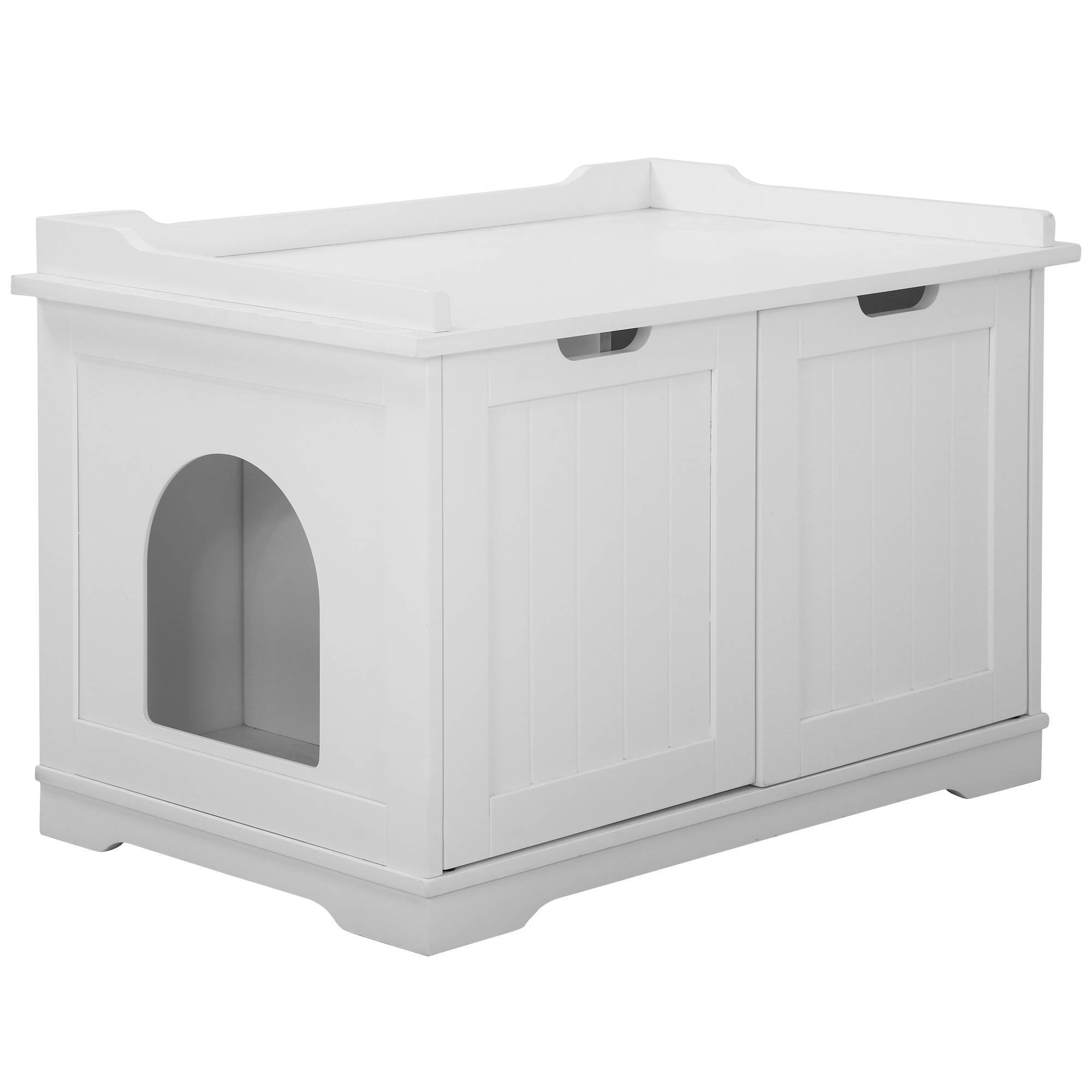 Tucker Murphy Pet™ Cat Litter Box Enclosure Covered Litter Box Enclosed ...