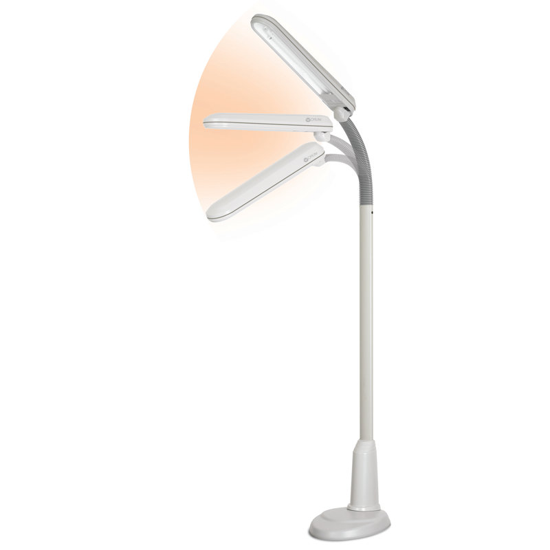 OttLite Standing Floor Lamp Adjustable Neck, Craft Plus, 24wLamp for ...