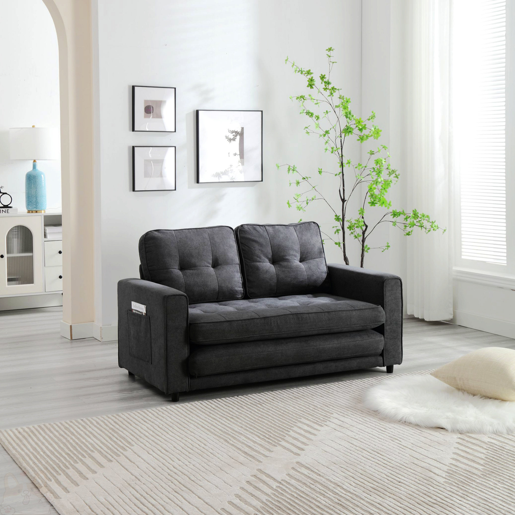 Ebern Designs 3 Fold Sofa | Wayfair