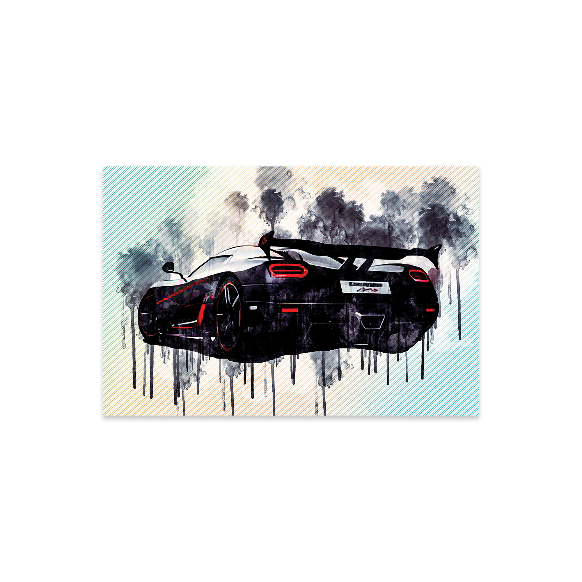 Williston Forge Koenigsegg Agera Rs 2017 Hypercar Rear View Carbon Case ...