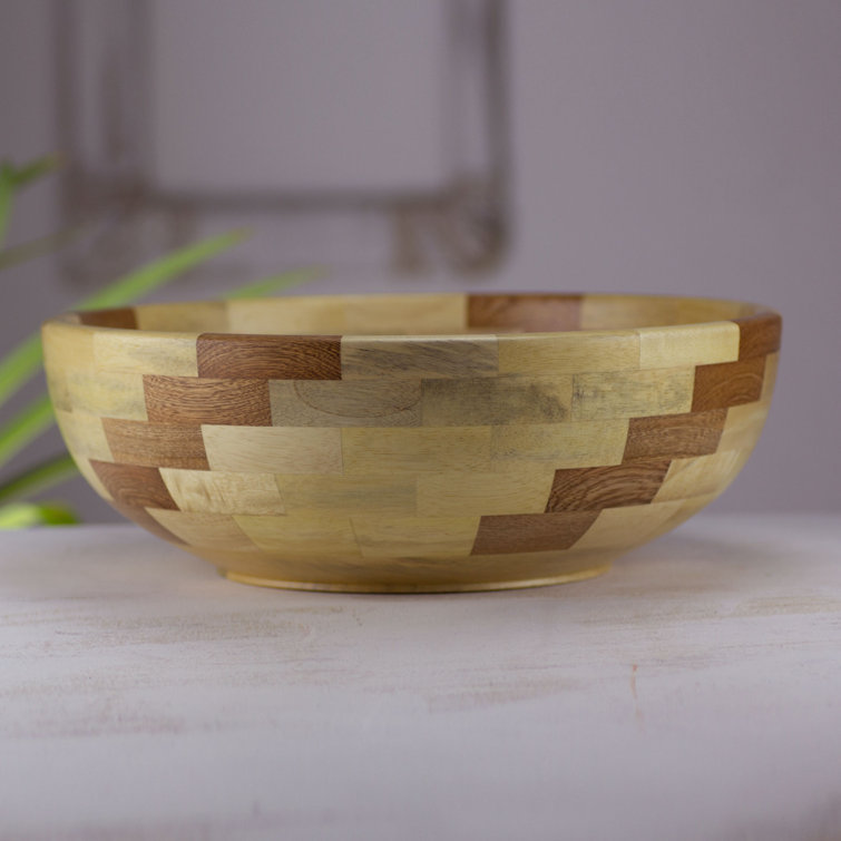 Foundry Select Lower Vobster Wood Serving Bowl - Wayfair Canada