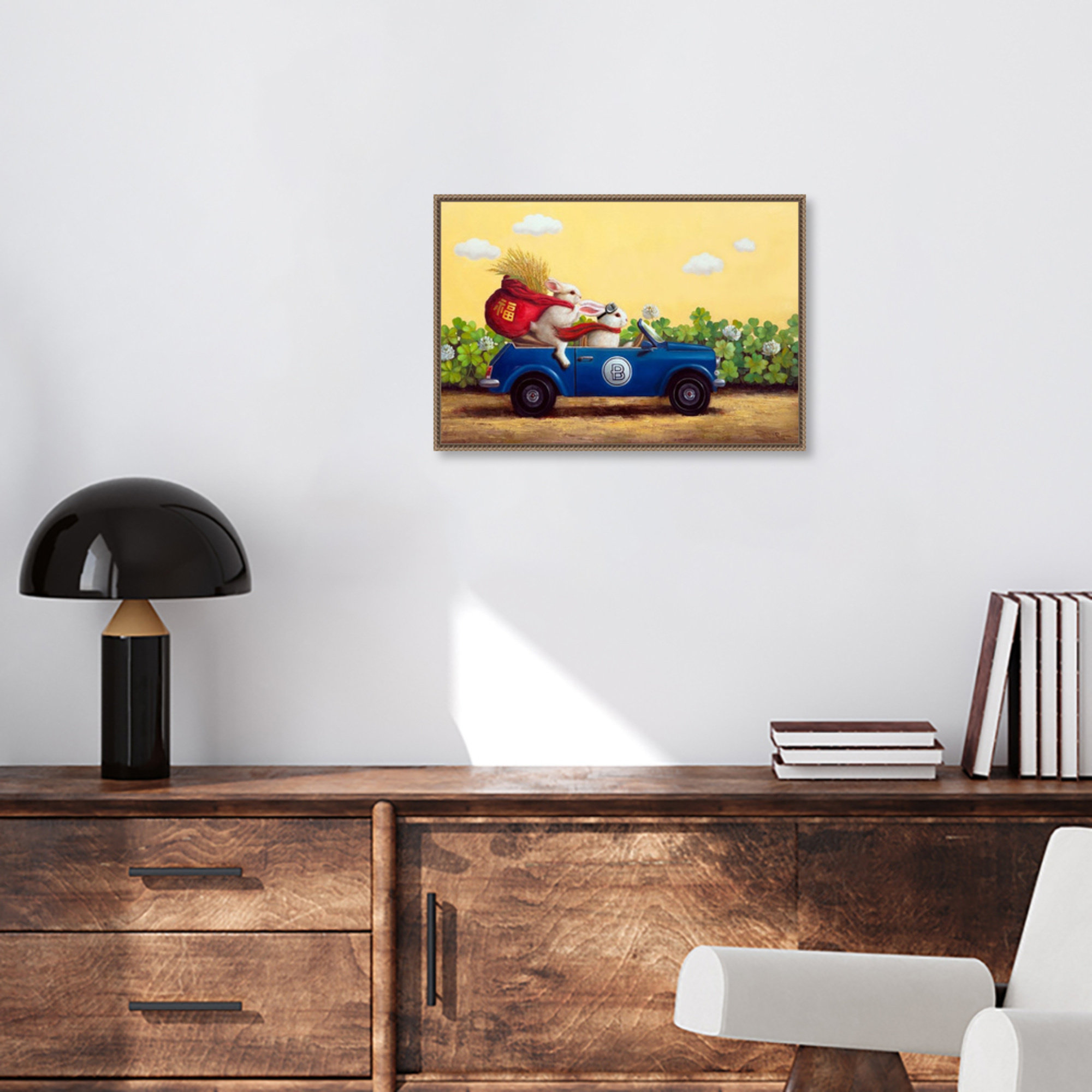 Trinx Family Drive Framed On Canvas by Lucia Heffernan Print | Wayfair