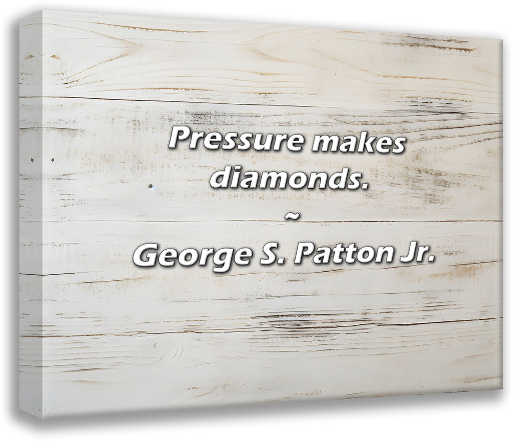Ophelia & Co. Artsy Quote "Pressure makes diamonds." By George S ...