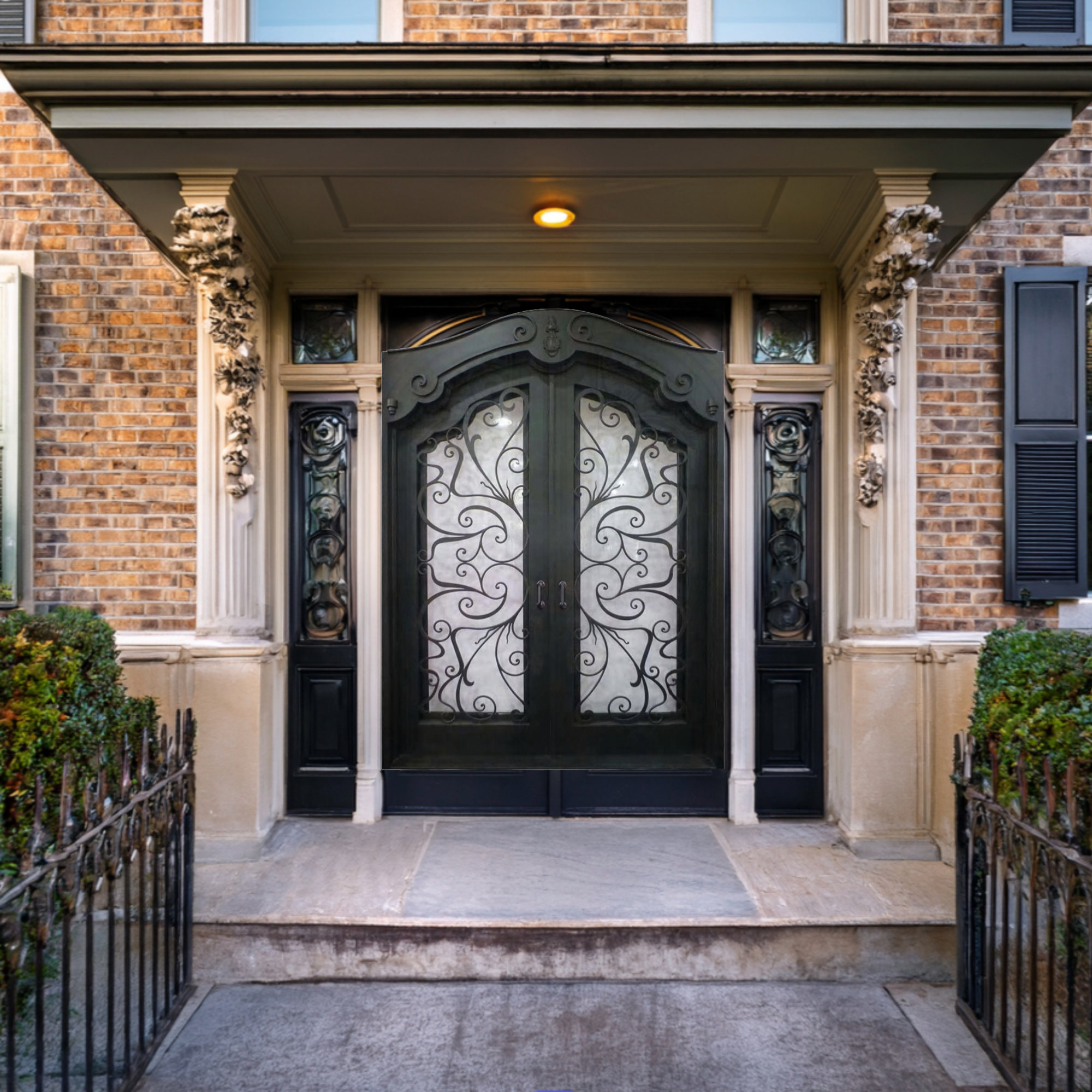 Nationwide Iron Works Cordoba Filigree Iron Door | Wayfair