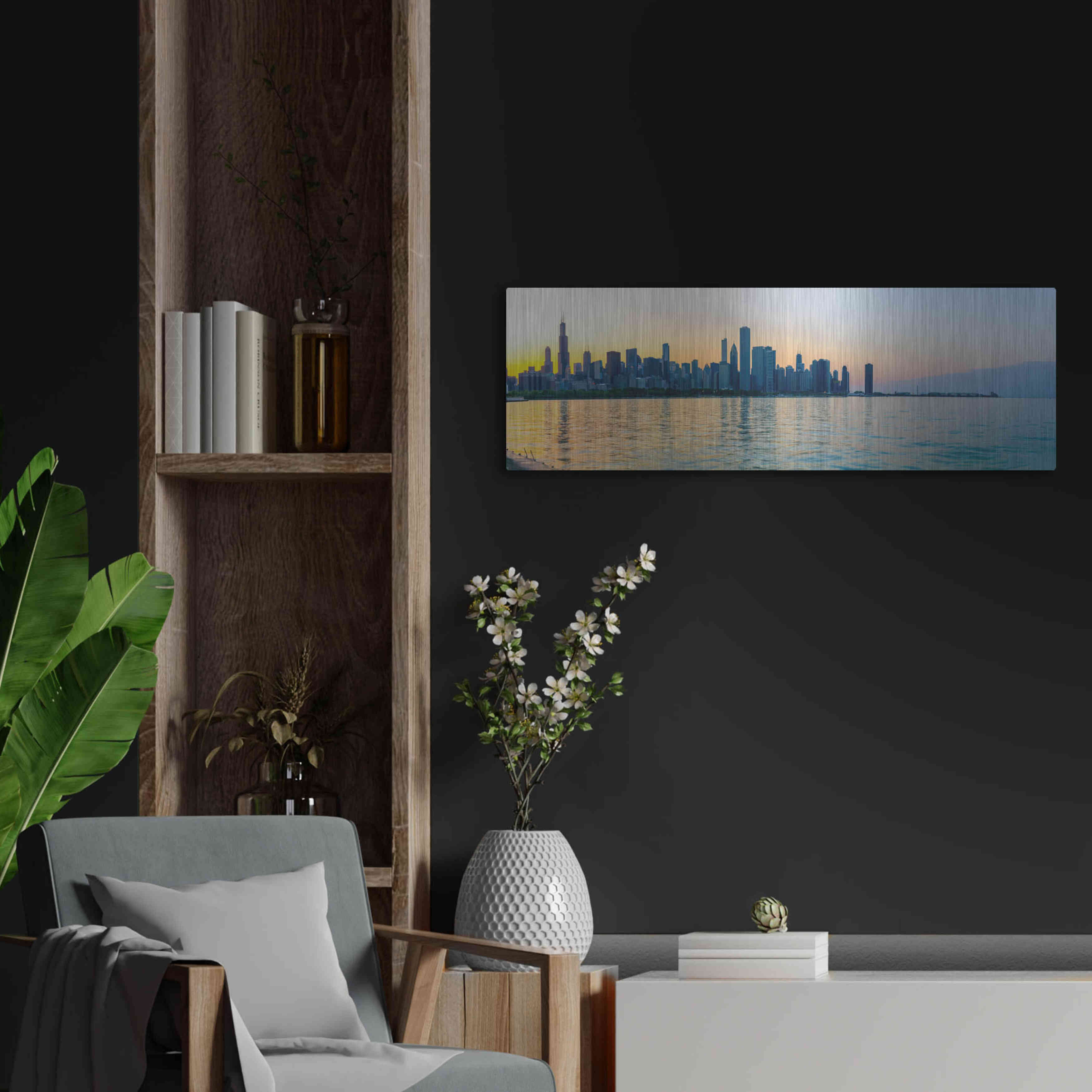 Latitude Run® 'Good Morning Chicago', Metal Wall Art | Wayfair