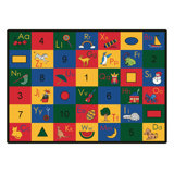 Carpets for Kids Sequential Alphabet Literacy Tufted Multi Color Area ...