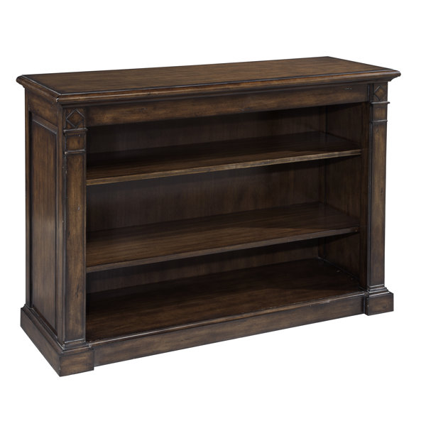 Hekman Larobert 34" H x 46" W Solid Wood Standard Bookcase & Reviews ...