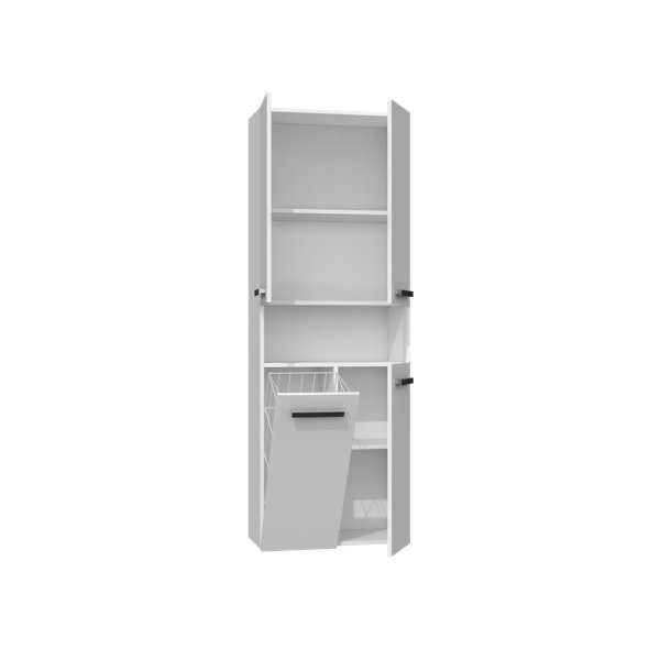 ModernMoments Cambree 60cm W x 174cm D Free-Standing Tall Bathroom ...