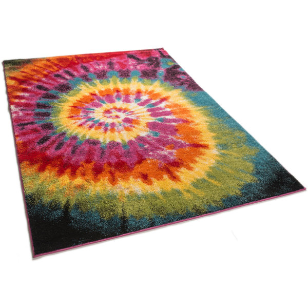 Well Woven Viva Woodstock Whirlwind Retro Orange/Pink Rug & Reviews ...