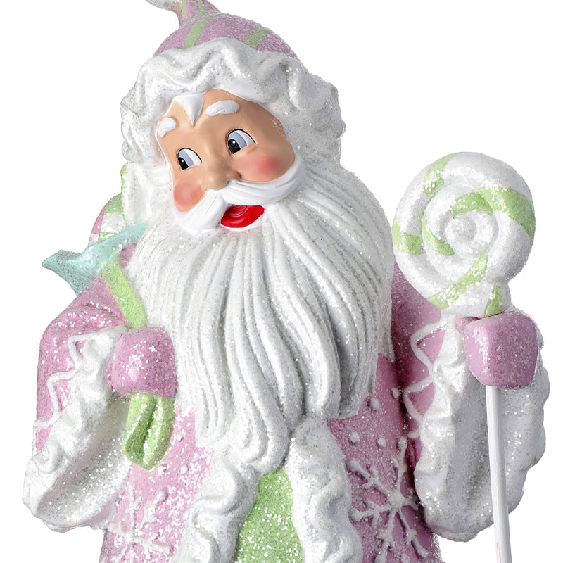 Regency International Candylicious Santa with Lollipop Figurine | Wayfair