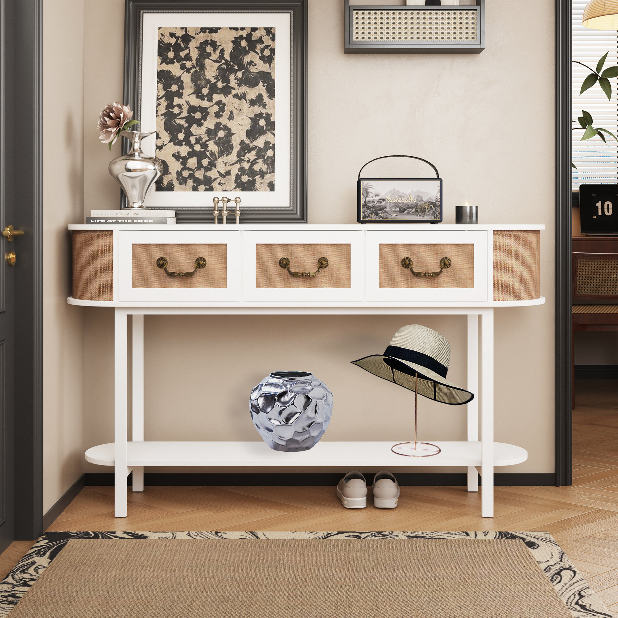 Bay Isle Home™ Bernardez 53" Oval Console Table - Wayfair Canada