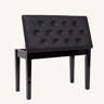 Winston Porter Piano Bench With Padded Cushion And Music Book Storage ...