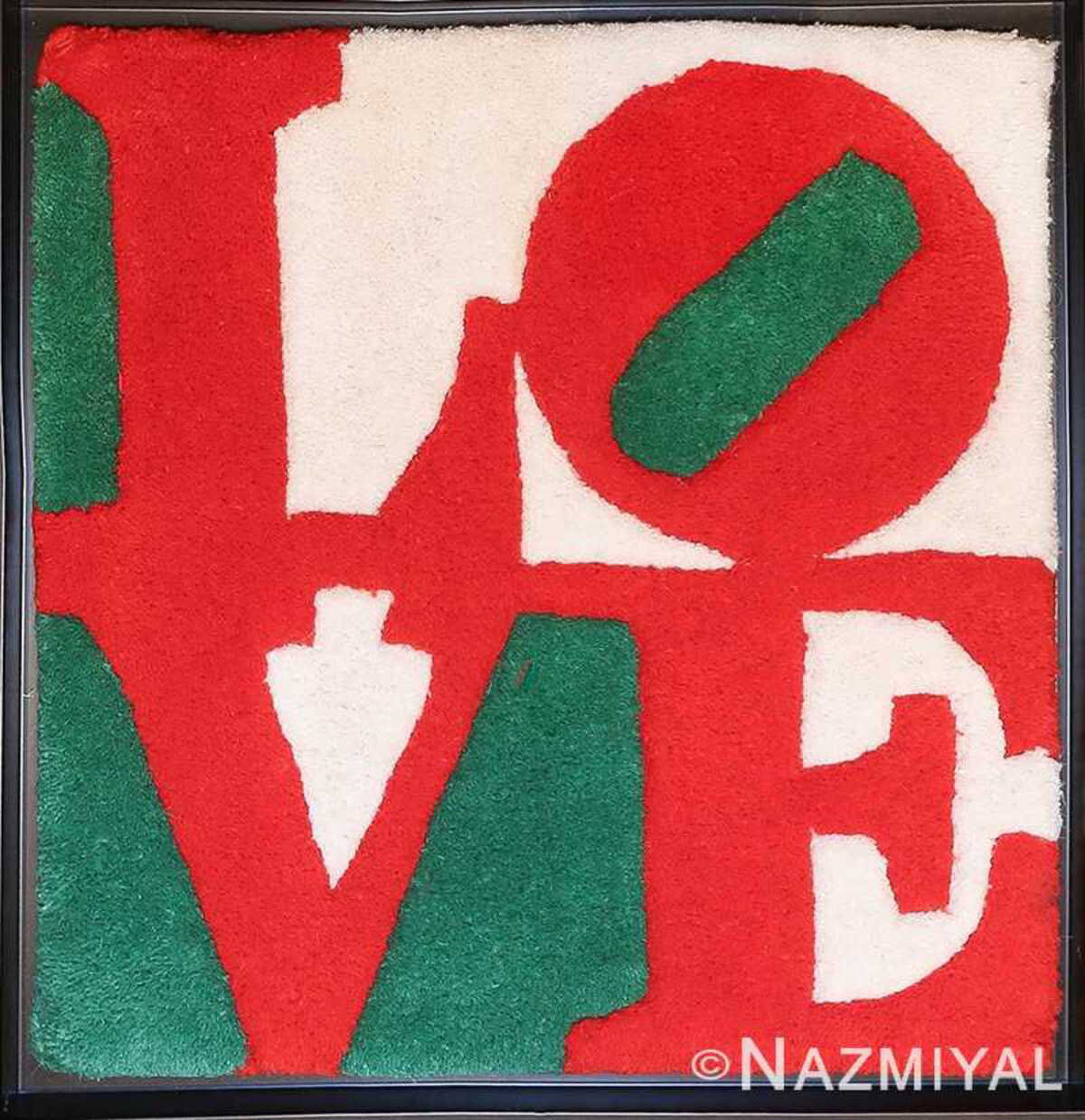 Nazmiyal Collection Modern Pop Art Robert Indiana Love Rug | Wayfair