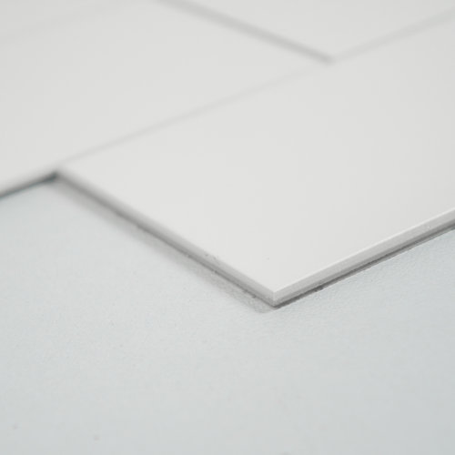 White Peel & Stick Backsplash Tile You'll Love | Wayfair