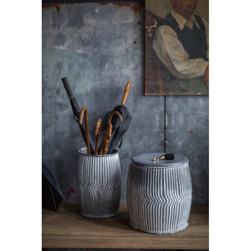 Foundry Select 2 Piece Metal Bucket Set | Wayfair