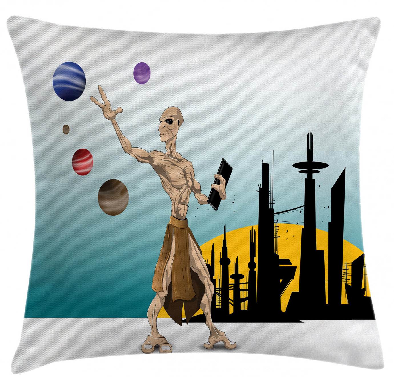East Urban Home Alien Celestial Body with Small Planets Indoor ...