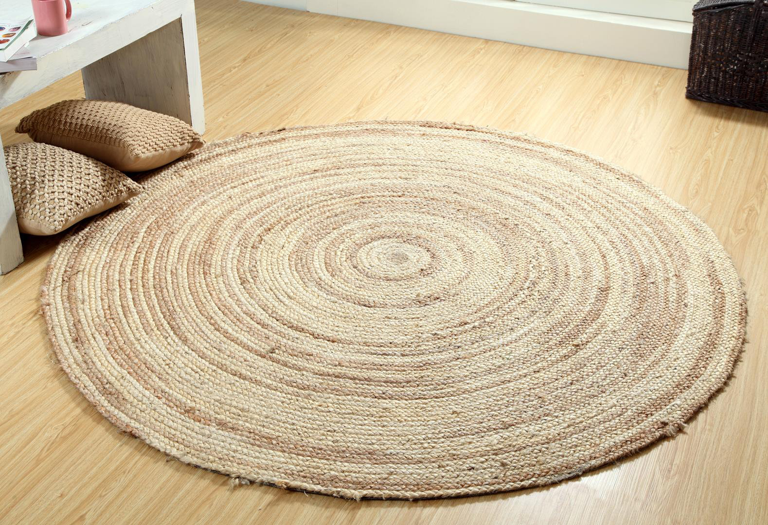 Union Rustic Preusser Handmade Hand Loomed Round 6' Jute/Sisal Area Rug ...