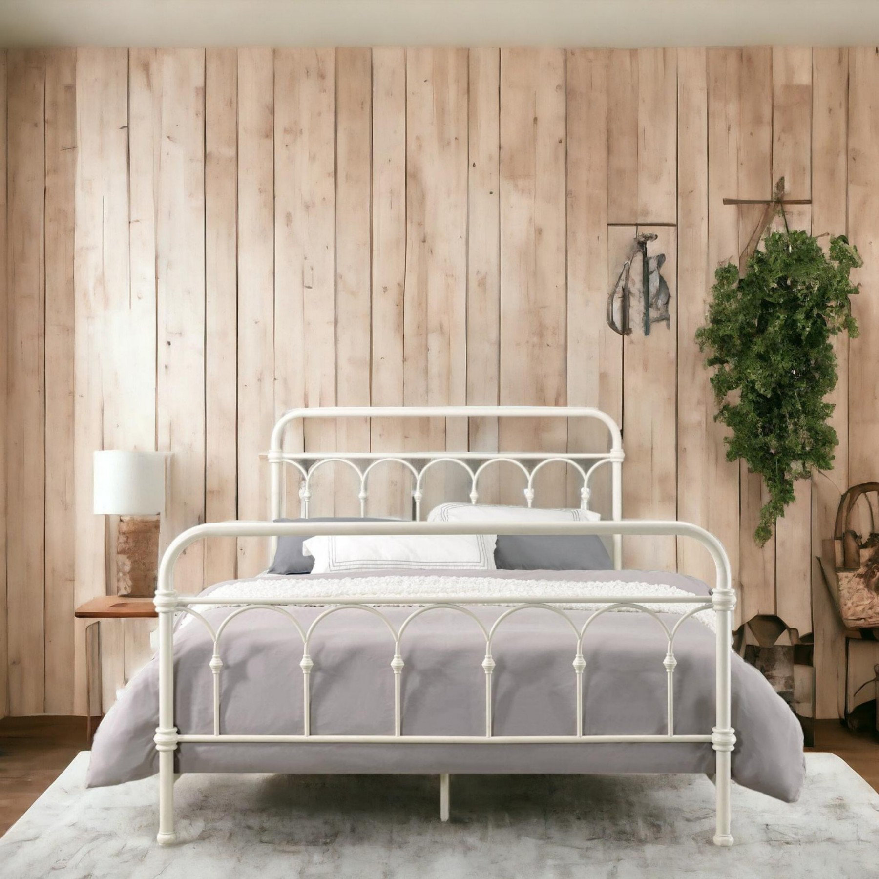 Rosalind Wheeler Citron White Finish Queen Bed - Wayfair Canada