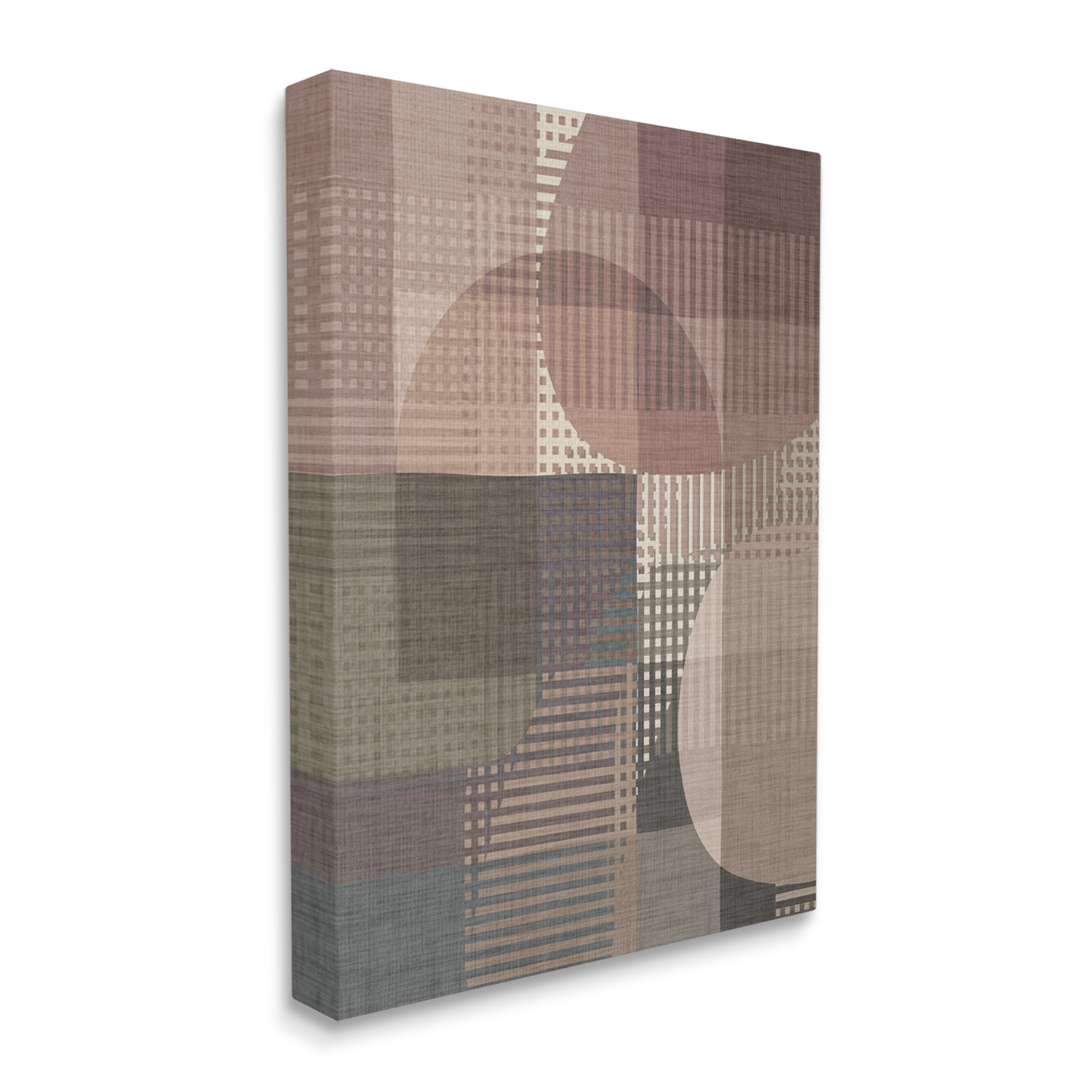 Wrought Studio™ Patterned Earth Tone Shapes Canvas Wall Art by Victoria ...