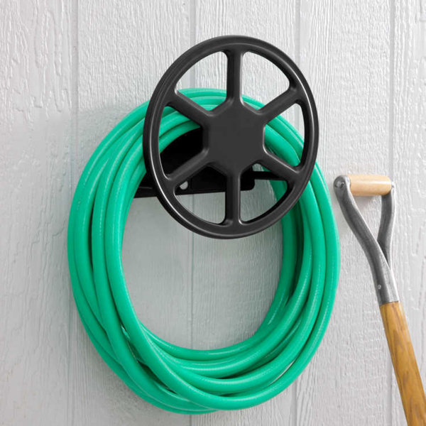 Liberty Garden Steel Wall Mounted Hose Holder | Wayfair