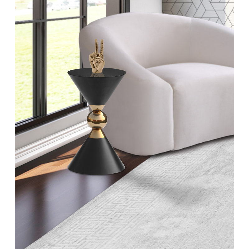 Everly Quinn Elida Pedestal End Table & Reviews | Wayfair