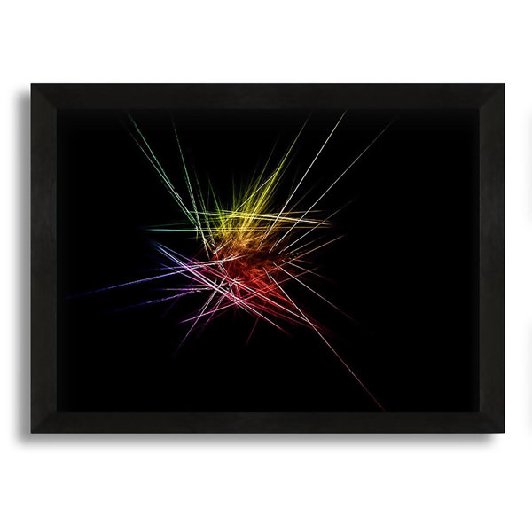 Ivy Bronx Rainbow Blast - Picture Frame Graphic Art on Canvas | Wayfair ...