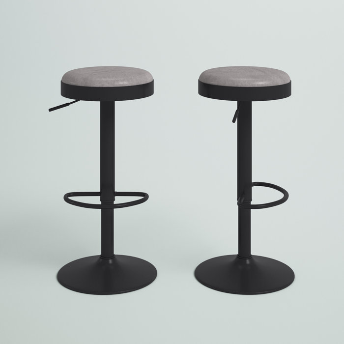 Steelside™ Jaydon Swivel Adjustable Height Stool & Reviews | Wayfair
