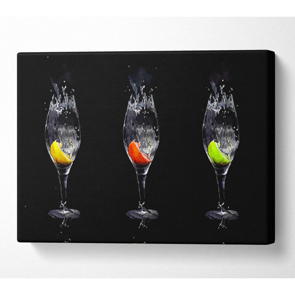 Latitude Run Fruit Cocktail Slash - Wrapped Canvas Art Prints | Wayfair ...