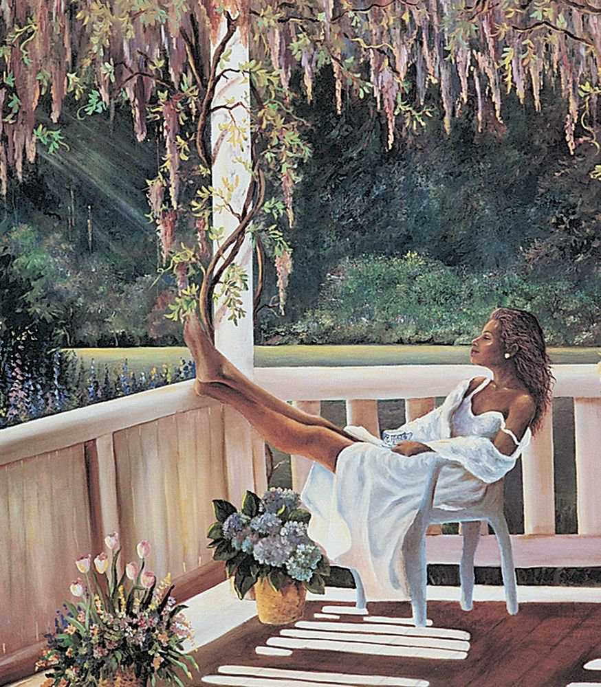Red Barrel Studio® Relaxing On The Porch Poster Print By Unknown ...