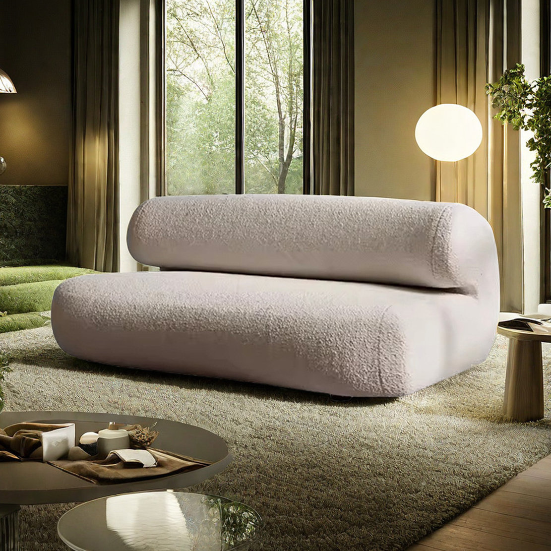 Comfort Zone Furniture.e Wabi-sabi Fabric Sofa French In-line Sofa ...