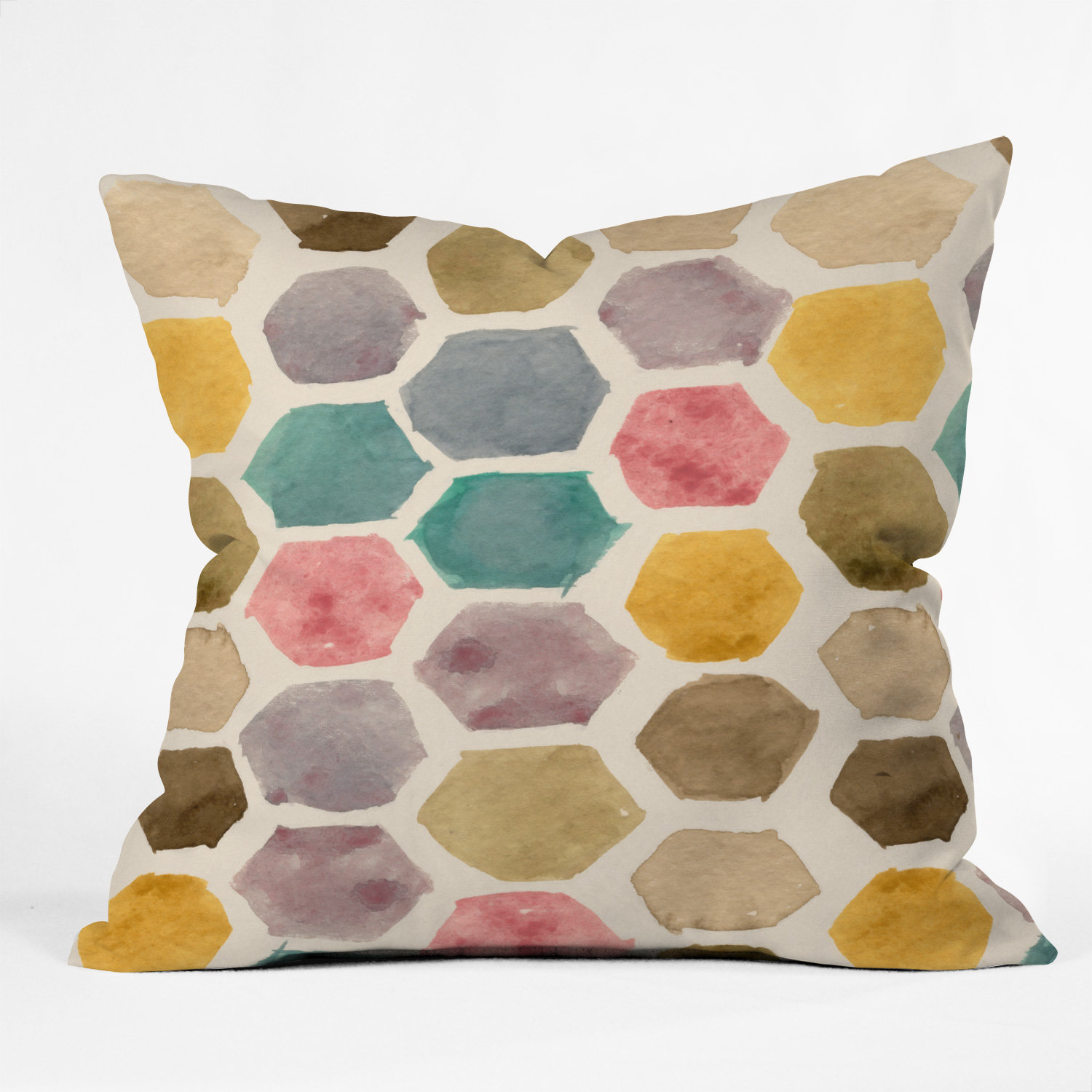 Deny Designs Social Proper Hazel Comb Indoor/Outdoor Throw Pillow | Wayfair