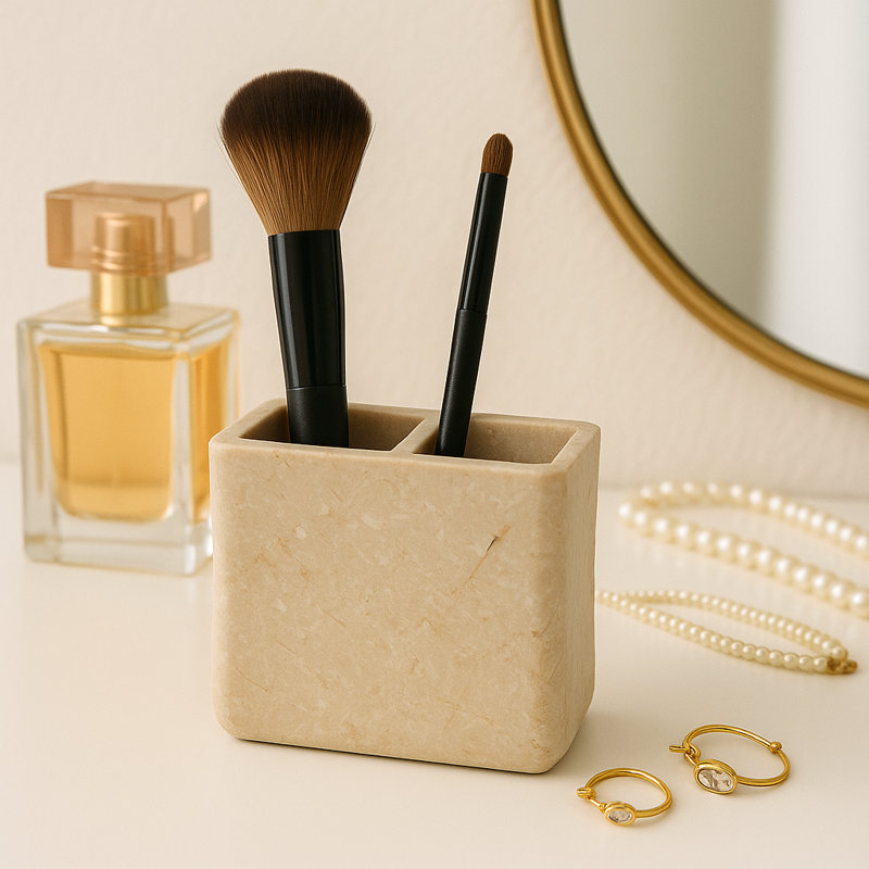 Creative Home Universal Natural Marble Rectangular Toothbrush Holder ...