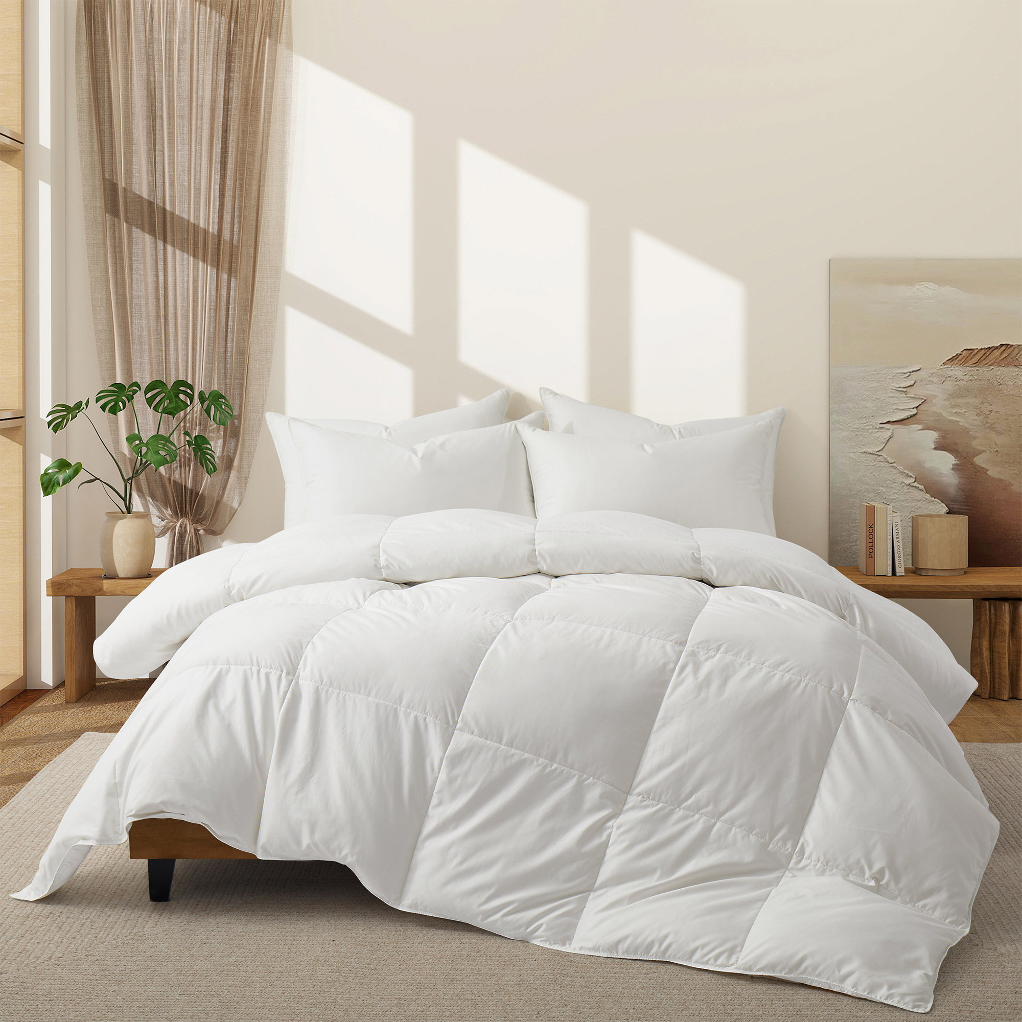 Alwyn Home Lightweight Down Blanket Duvet Insert & Reviews - Wayfair Canada