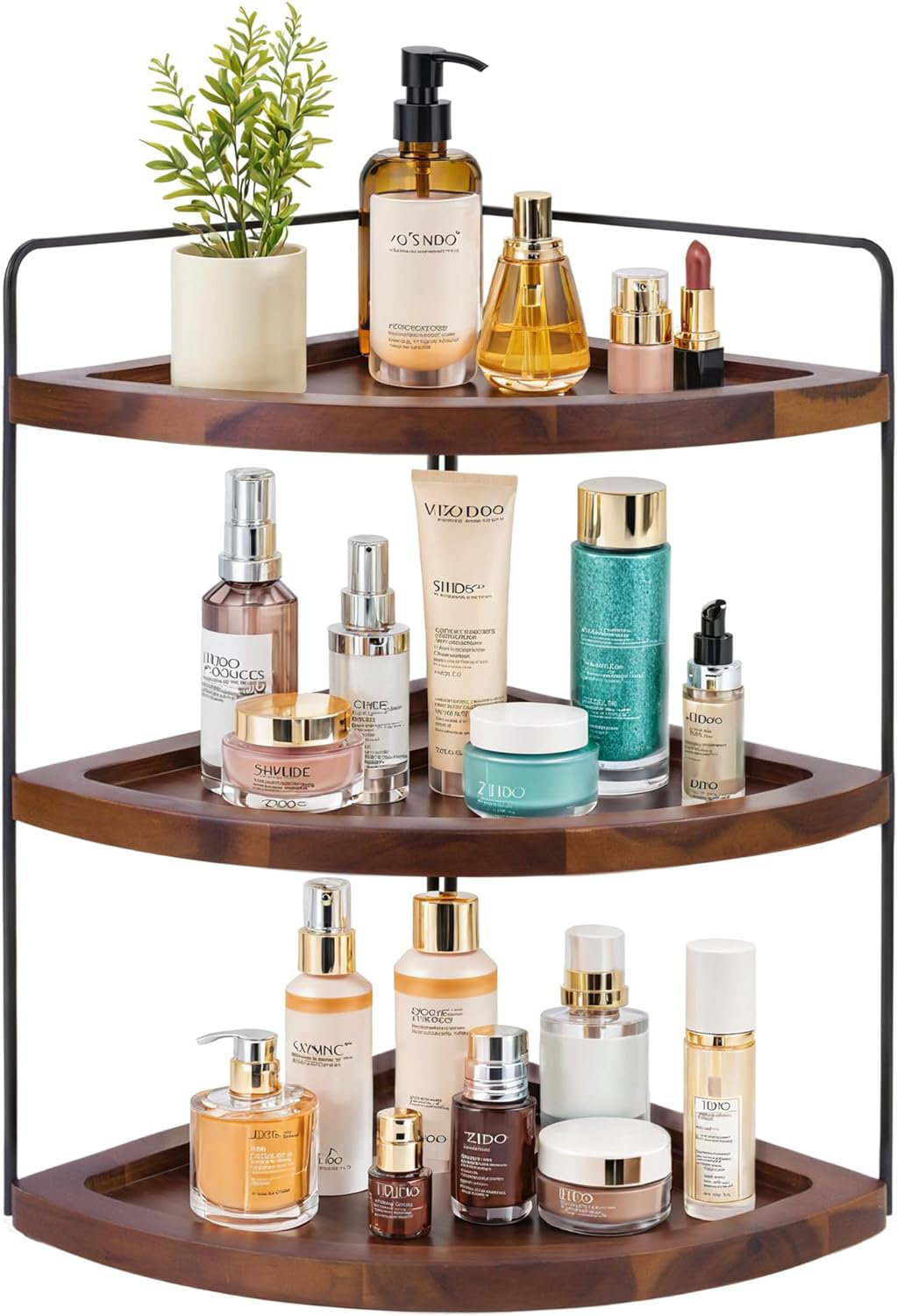 Orren Ellis Bathroom Corner Counter Organizer 17X9.9 Inch, 3 Tier ...