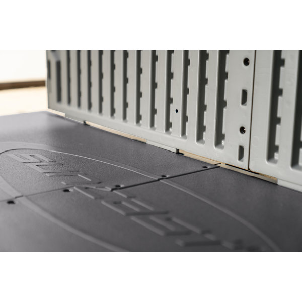 Suncast 120 Gallon Split Lid Lockable Deck Box | Wayfair