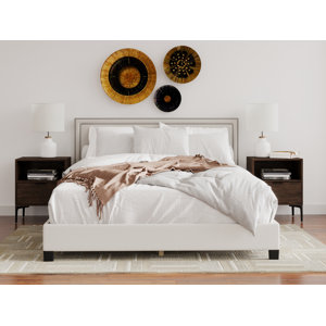 Etta Avenue™ Isabela Upholstered Platform Bed & Reviews | Wayfair