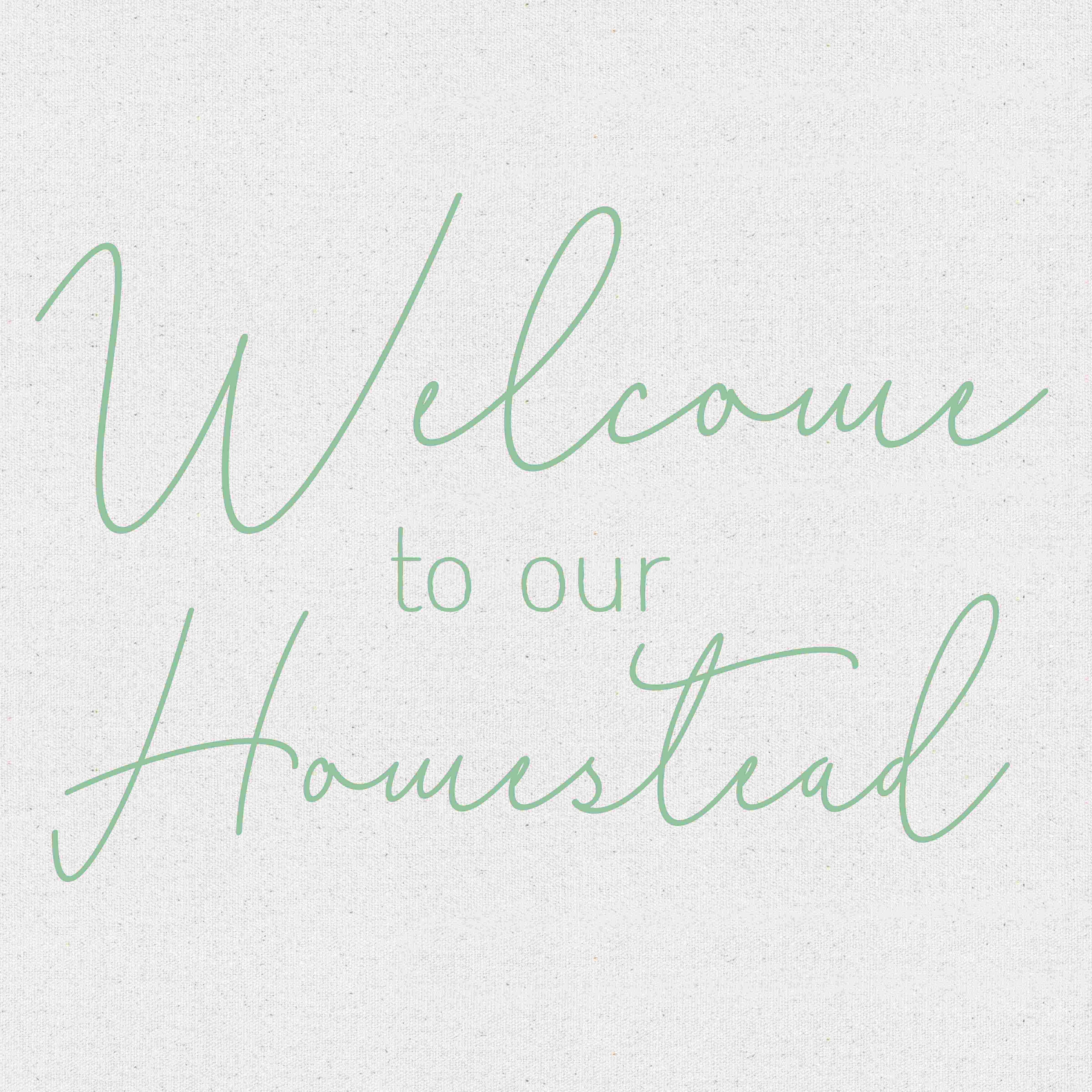 Trinx Welcome To Our Homestead Sage - Wayfair Canada