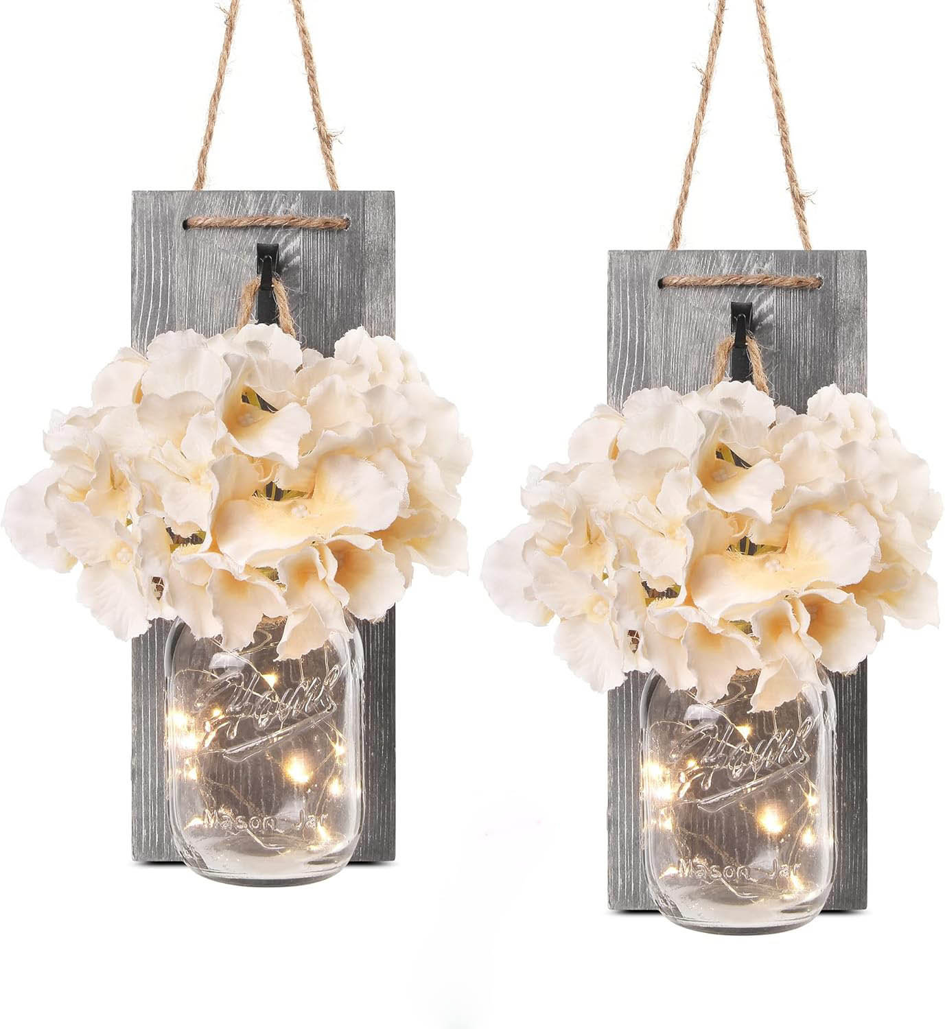 Gracie Oaks LED String Lights Wall Hanging Decor With 6 Hour Timer ...