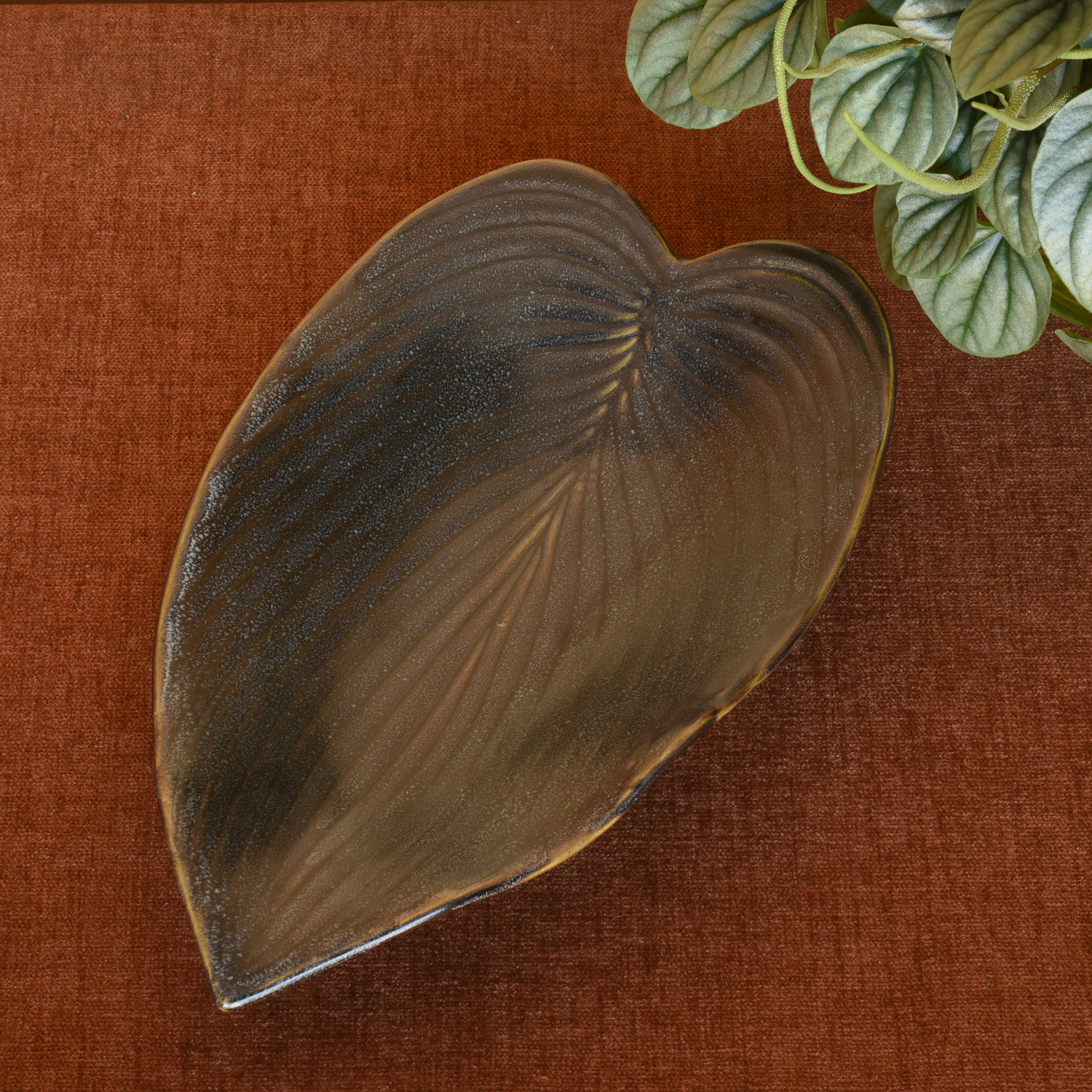Bay Isle Home™ Whisler Ceramic Leaf Tray | Wayfair