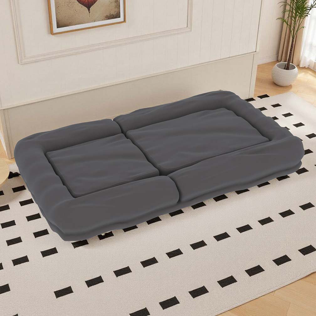 Trule 24.87"Folding Floor Lounge Chair with 5 Adjustable Positions ...