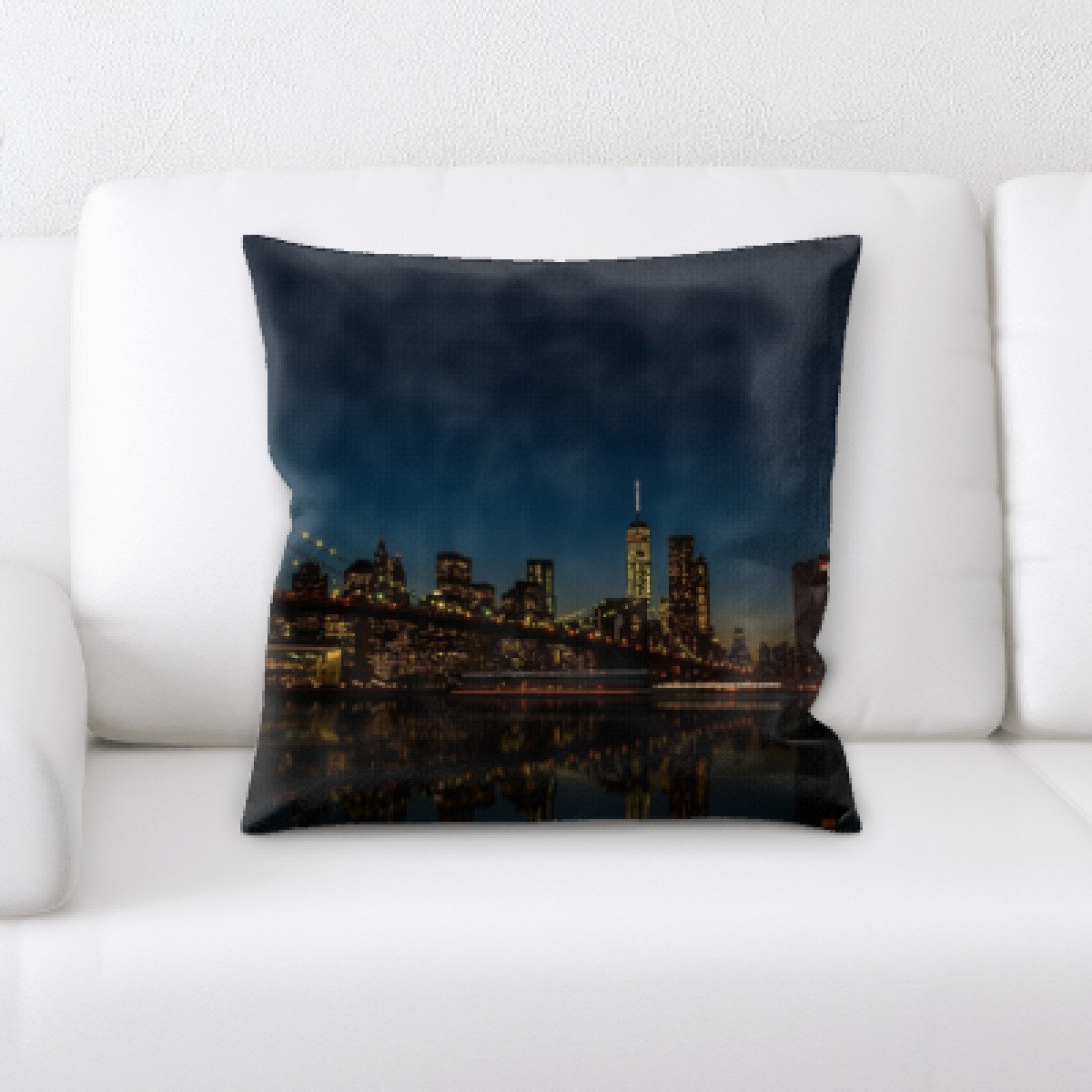 Latitude Run® smallwood New York City Shots Throw Pillow | Wayfair