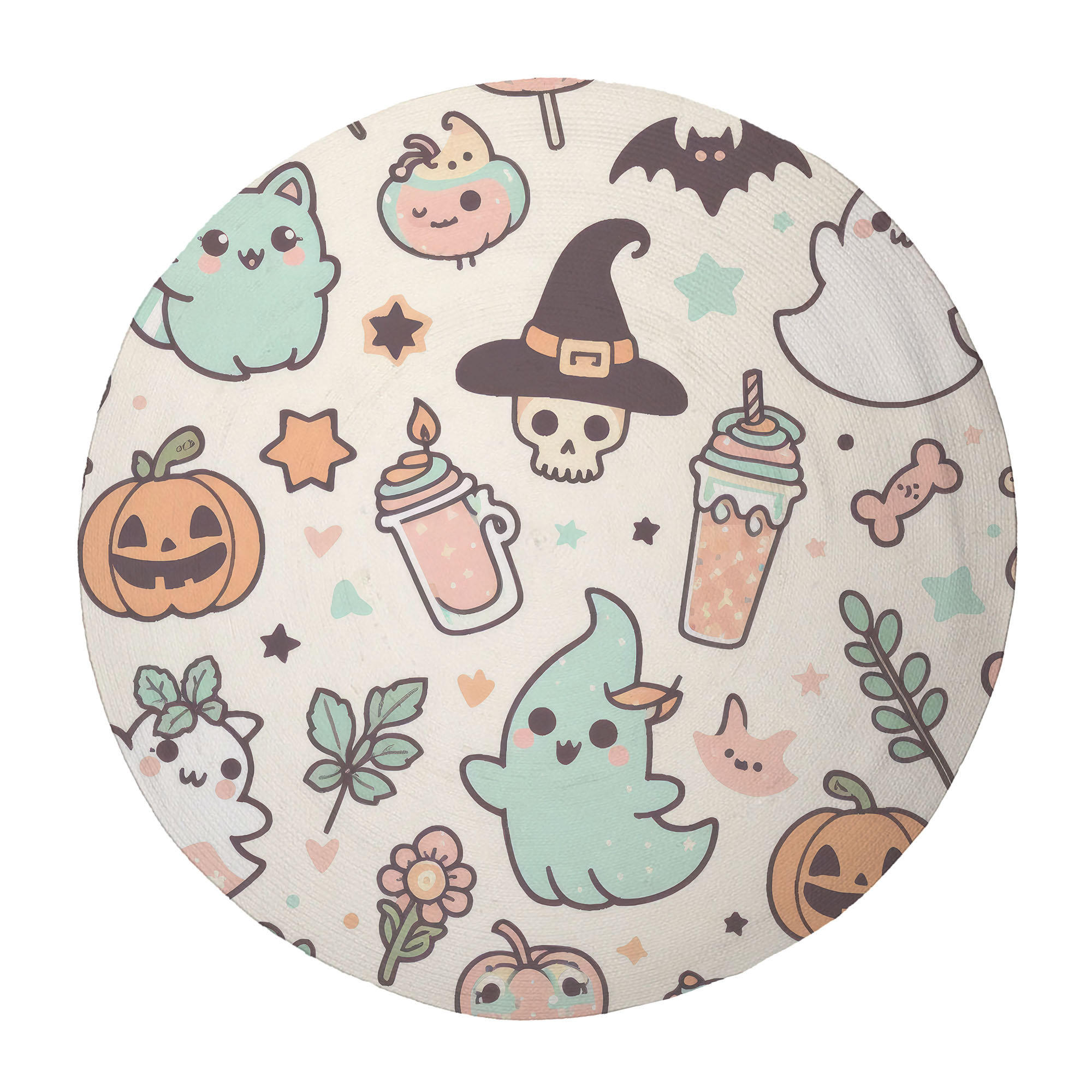 MentionedYou Pastel Goblin Parade Braided Rug | Wayfair