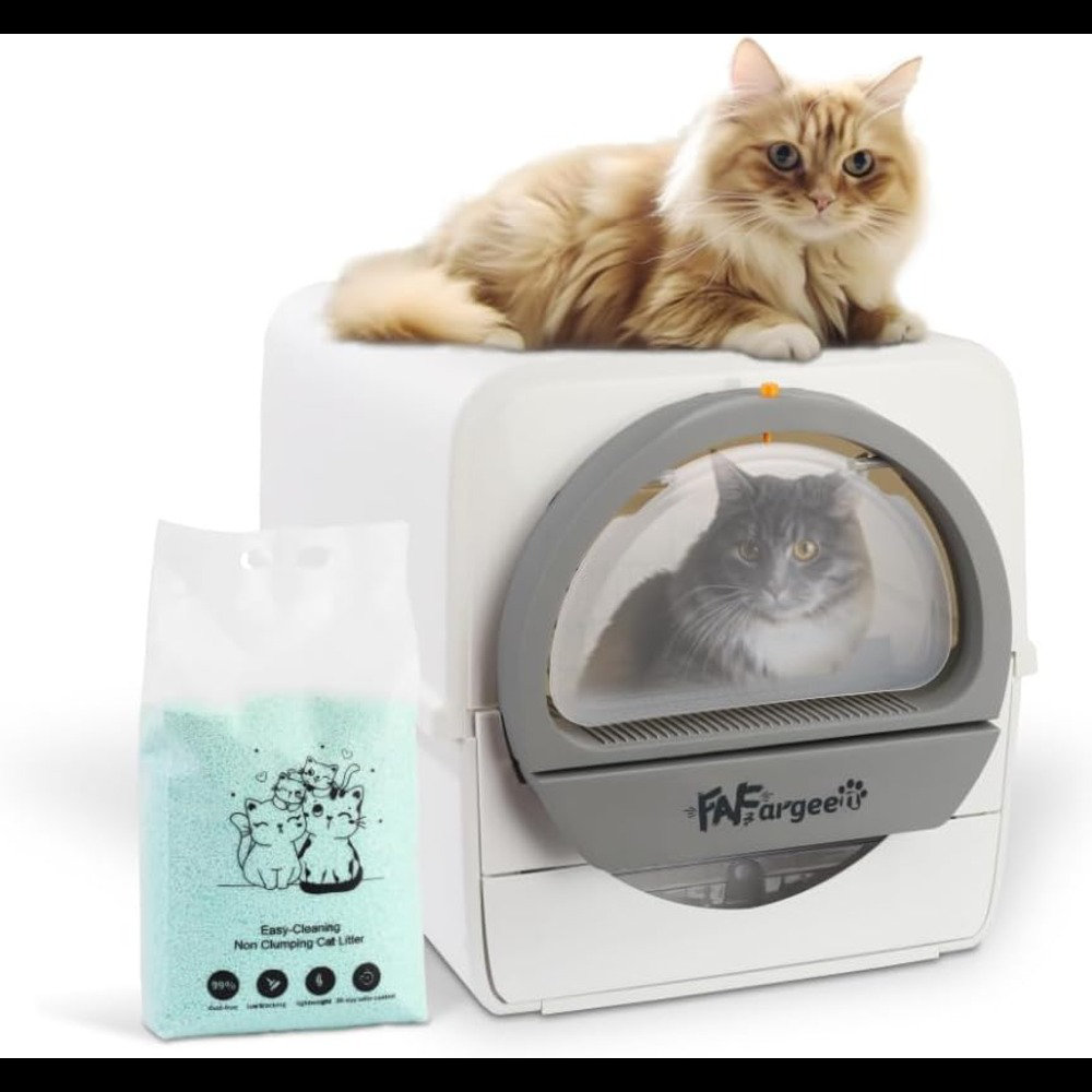 Cozy Oasis Plastic Self-Cleaning Litter Box - Wayfair Canada
