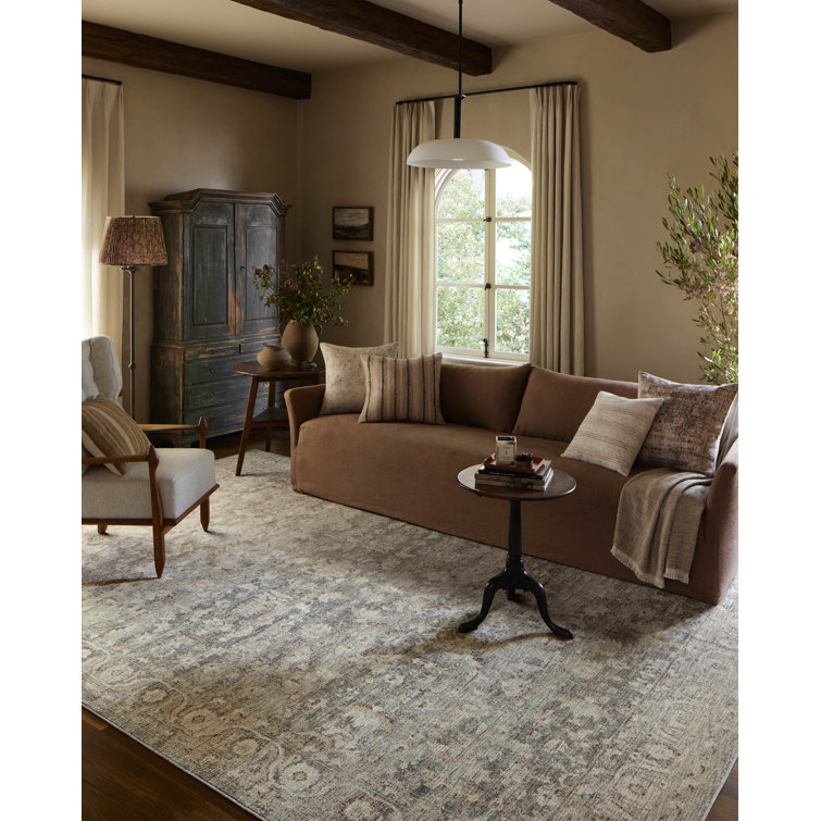 Amber Lewis x Loloi Honora Slate / Beige Area Rug & Reviews - Wayfair ...