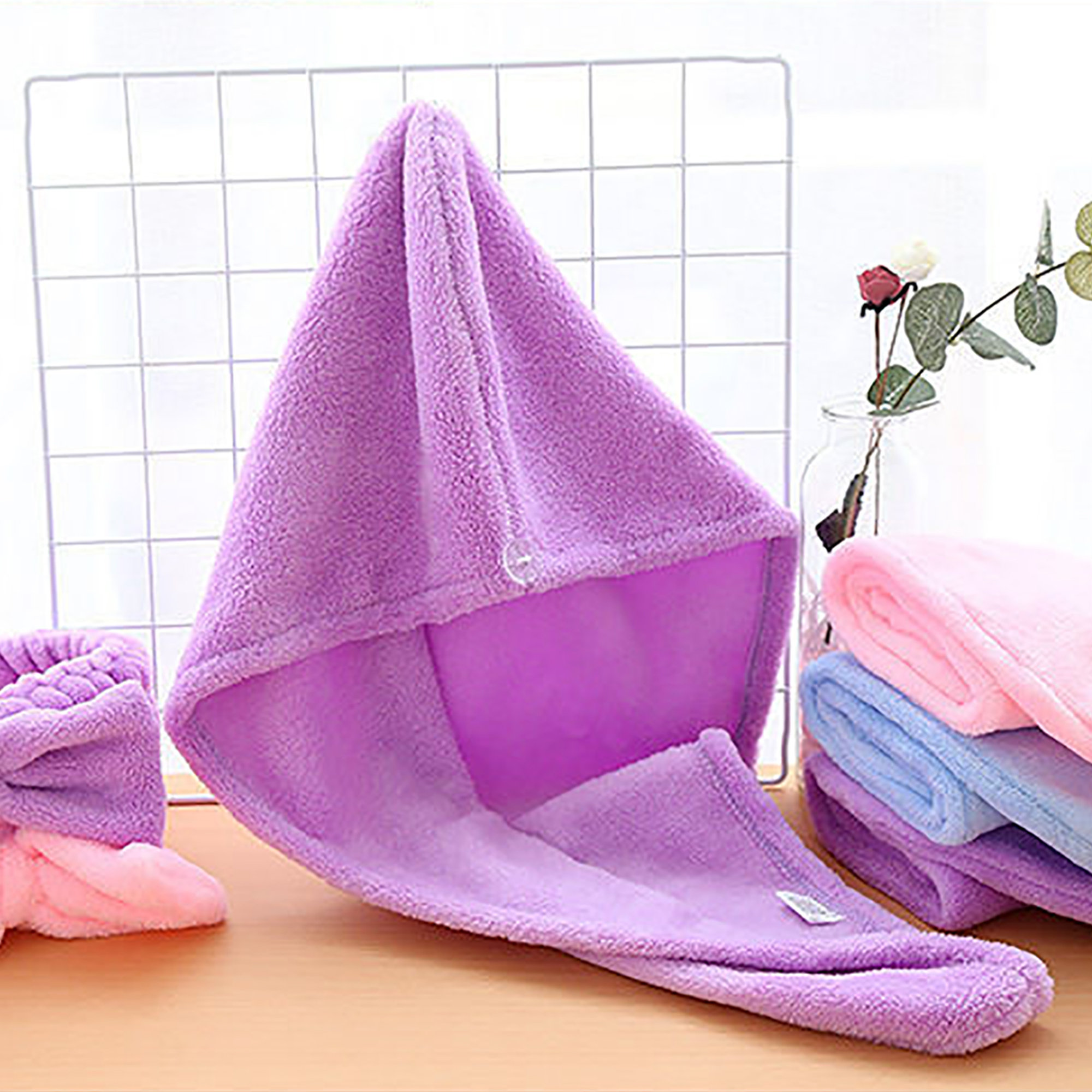 Ebern Designs Safraz Hair Drying Bath Towel | Wayfair